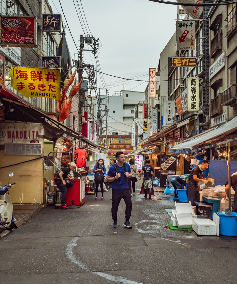 Tokyo's Biggest Seafood Market - Tsukiji Market